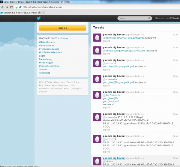Personalized Exploit Kit Targets Researchers – Krebs on Security