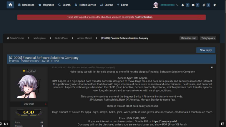 Fintech Giant Finastra Investigating Data Breach – Krebs on Security