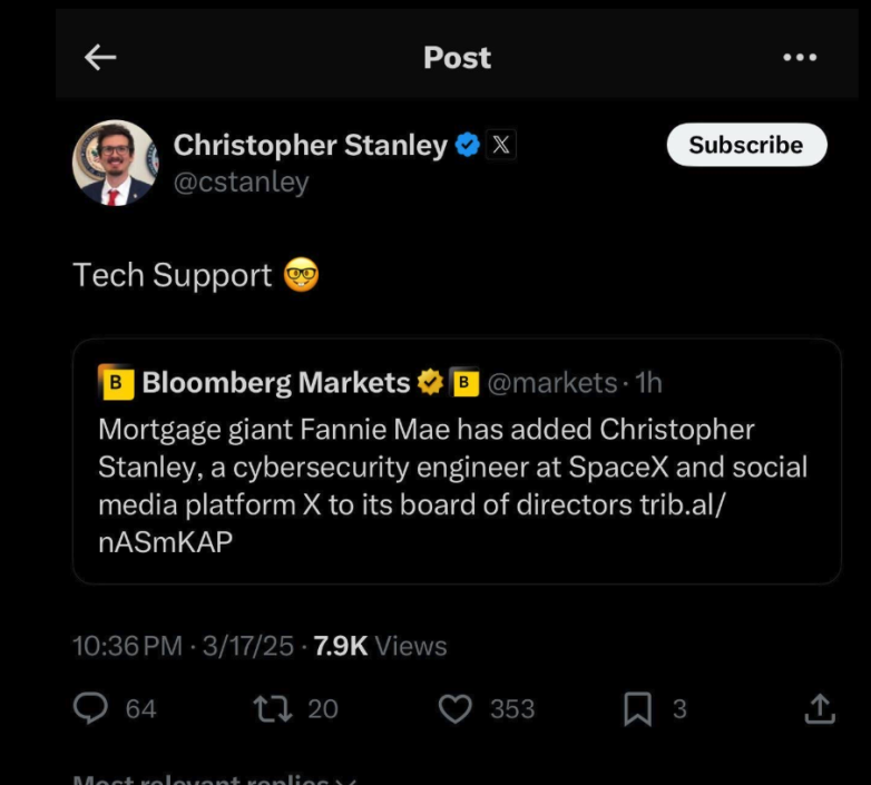 DOGE to Fired CISA Staff: Email Us Your Personal Data – Krebs on Security